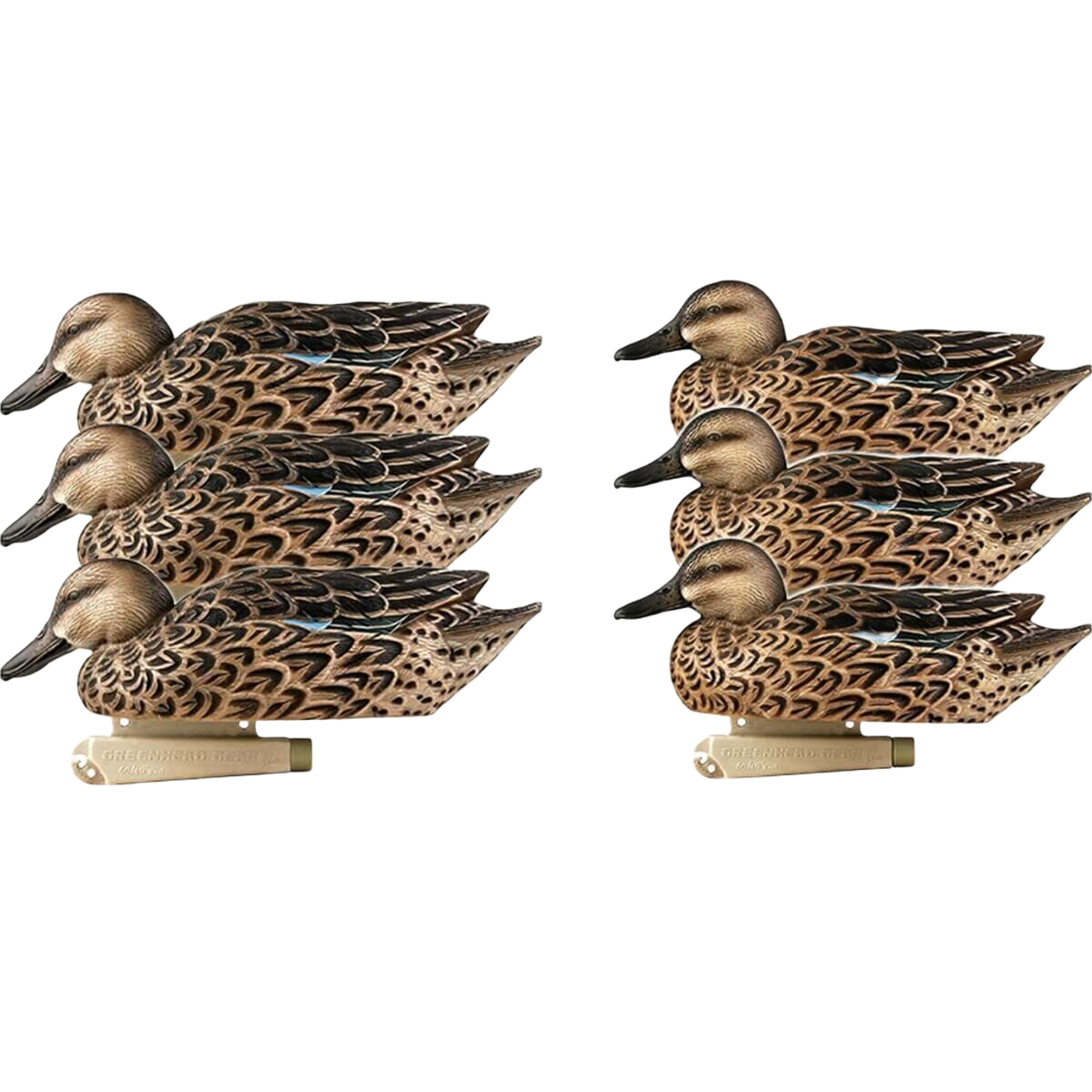 GHG Pro Grade Early Season Hen Blue-Winged Teal Duck Decoys 6 Pack ...
